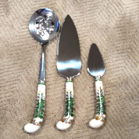 Spode | Dining | Spode Christmas Tree Pattern Utensils Spoon Pastry ...